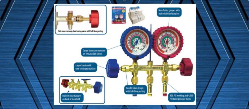 400 Series Deluxe 2-Valve Brass Manifold - Imperial Tools